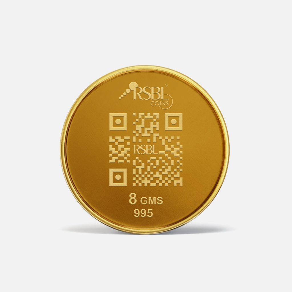 8gm 995 purity gold coin – RSBL eCoins